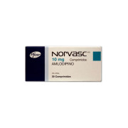 Norvasc 10 mg x 30 Comprimidos - FarmaCompara